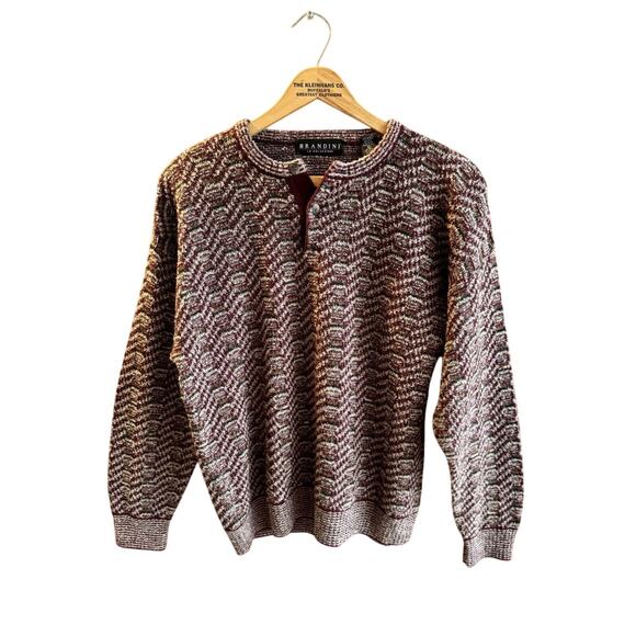 Brandini | Sweaters | Brandini Le Collezioni Brown Wool Blend ...